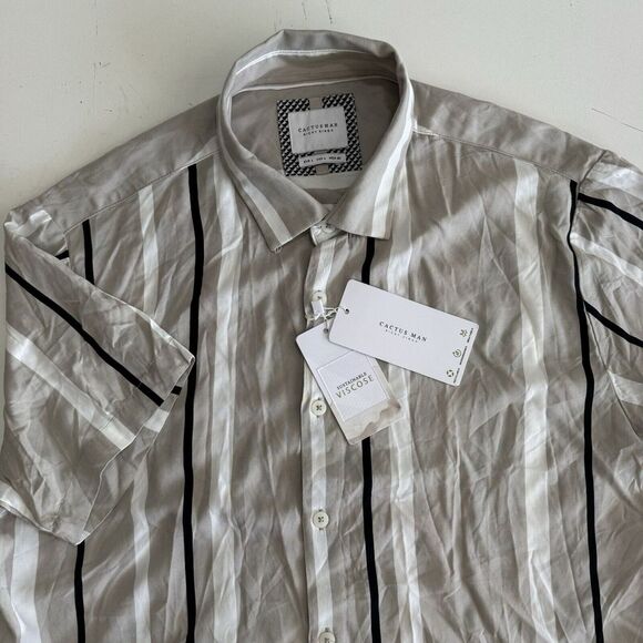 Cactus | Shirts | Nwt Cactus Man Ricky Singh Mens Short Sleeve Button ...